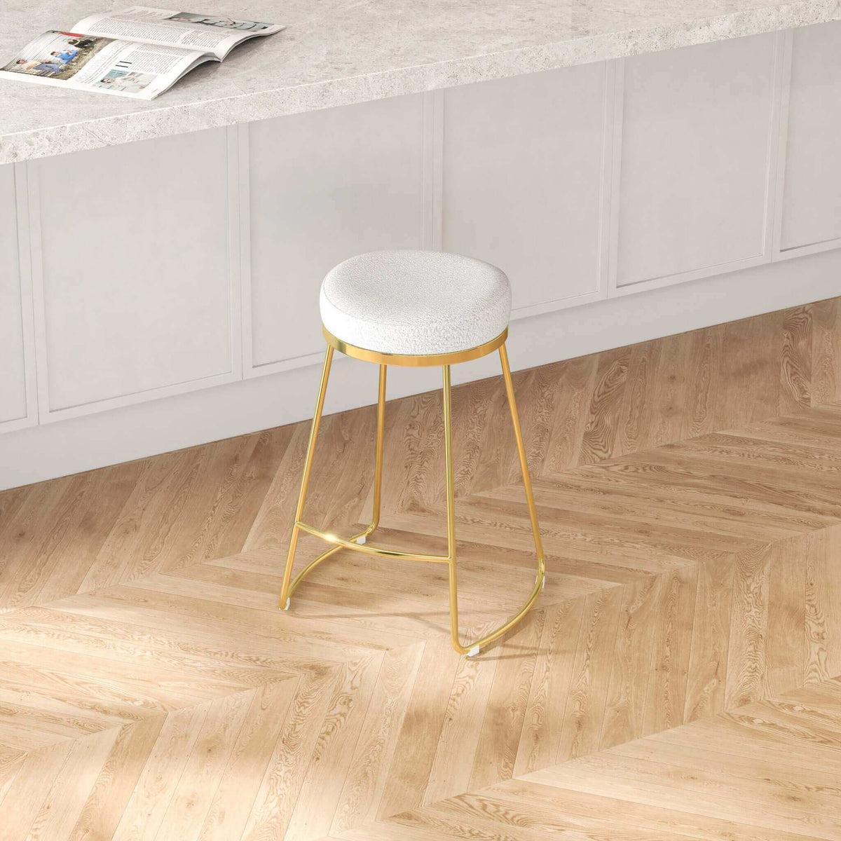 Jane 26" Luxury Upholstered Stool — ashcroftfurniture.com