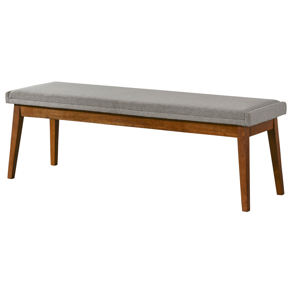 Warren Bench in Ash Grey Fabric — ashcroftfurniture.com
